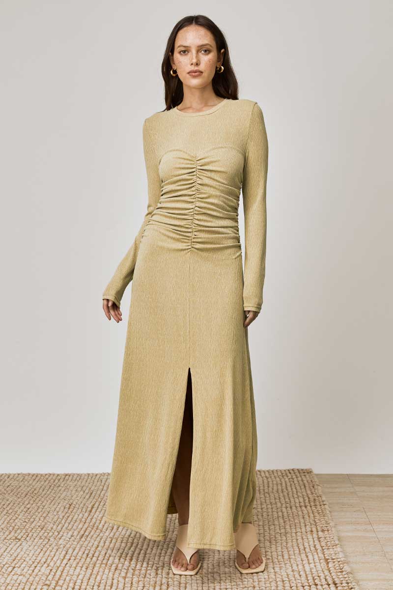Shop Online I Ellery and Moss I Mon Renn Arielle Maxi Dress - Sage ...
